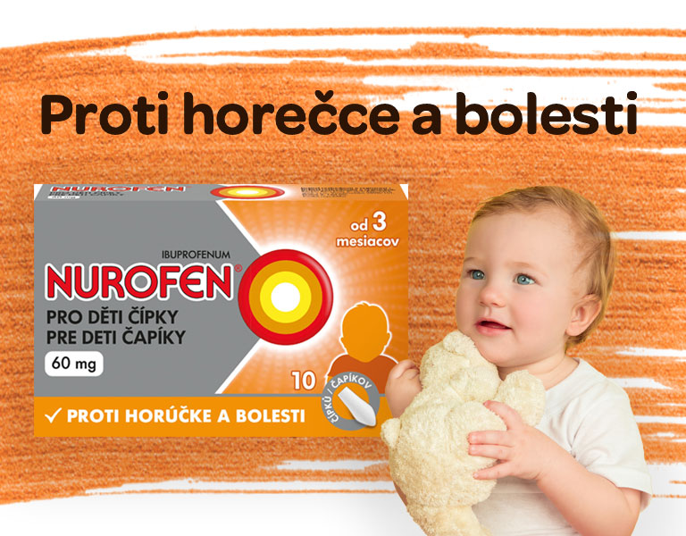 Nurofen pro děti 60 mg čípky | Pilulka.cz