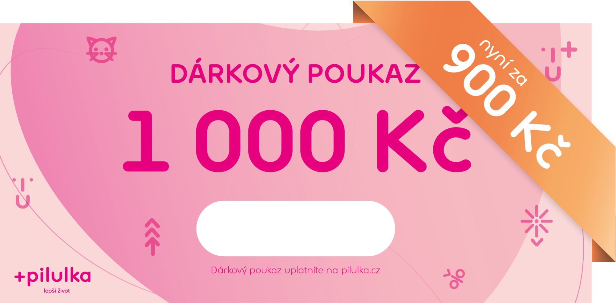 Dárkové poukazy - cena již od 50 Kč | Pilulka.cz